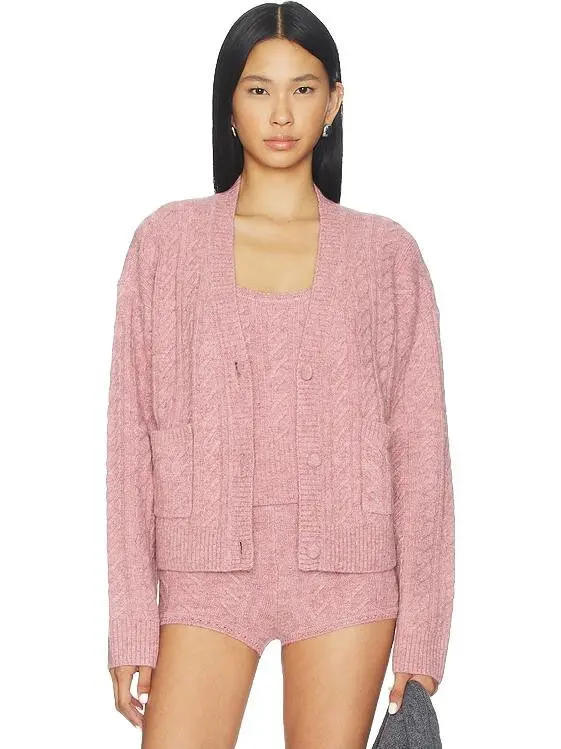LOVERS AND FRIENDS Juliee Cardigan - Mauve