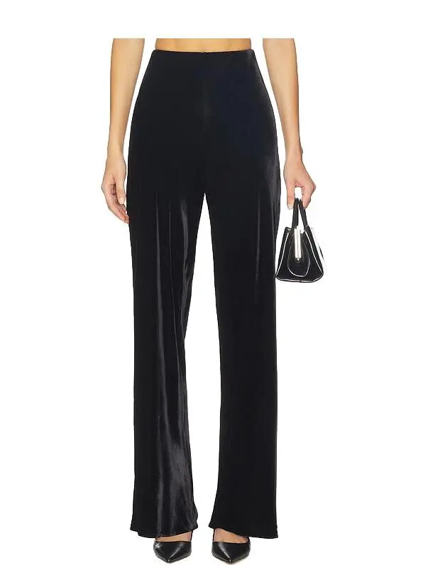 Cami Nyc Bristol Velvet Pant - Black