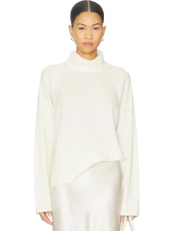 FAVORITE DAUGHTER The Minimalist Cashmere Sweater - Ivory