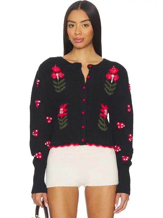 Free People Nonna Sweater - Midnight Bloom Combo