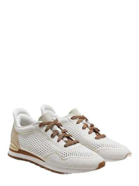 Vivaia Slip-on Mesh Sneakers - White Buff Beige
