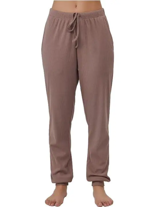 GOTTEX BEACH LIFE Sandy Days Loungewear Jogger Bottoms - Coffee
