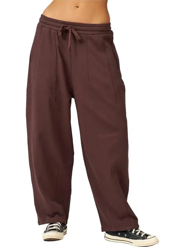 GOTTEX BEACH LIFE Cozy Coast Airport Princess Seam Sweatpants - Brown