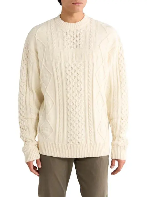 Carhartt Work In Progress Shawn Cotton Blend Sweater - Natural