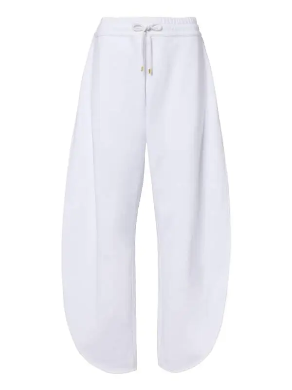 Alaïa Cotton Jersey Sweatpants - White