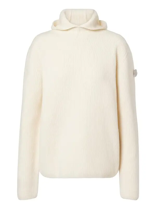 Moncler Jil Sander Virgin Wool Sweater - White