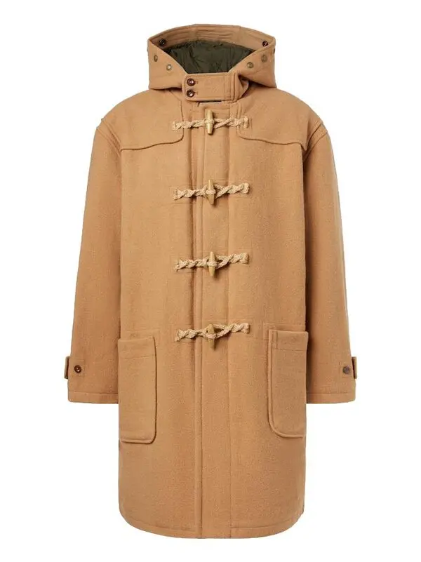 Ralph Lauren Hooded Wool Coat - Beige