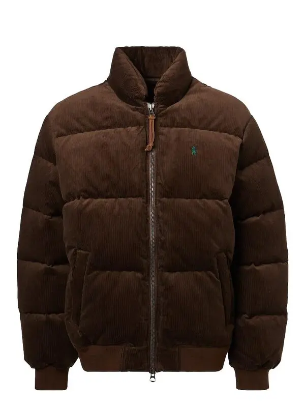 Ralph Lauren Cotton Corduroy Down Jacket - Brown