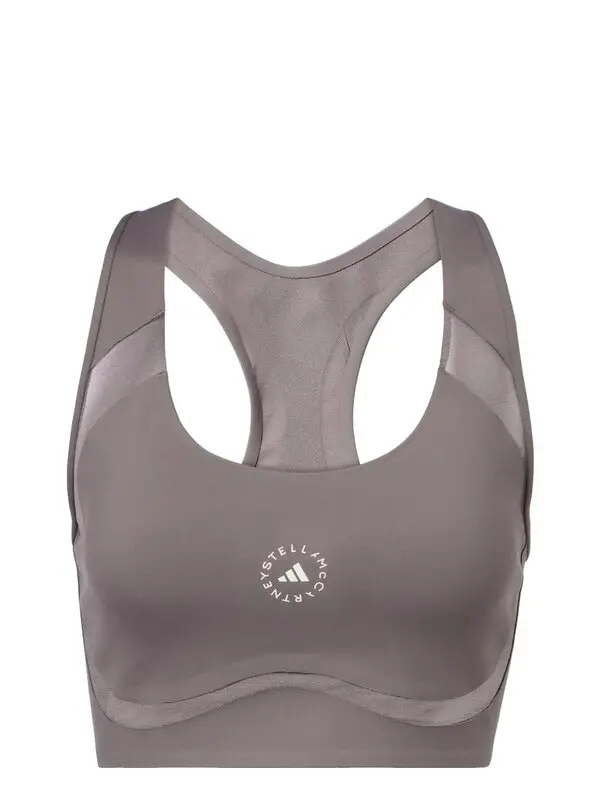 Adidas By Stella McCartney Power Impact Sports Bra - Grey