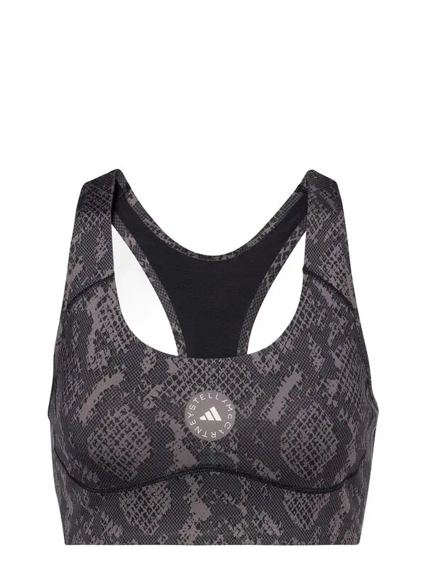 Adidas By Stella McCartney Power Impact Sports Bra - Grey