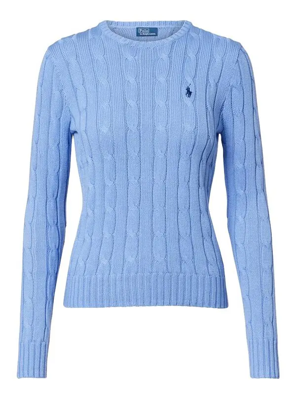 Polo Ralph Lauren Cable-knit Cotton Sweater - Blue