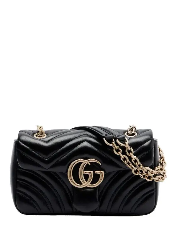 Gucci Gg Marmont Small Shoulder Bag - Black