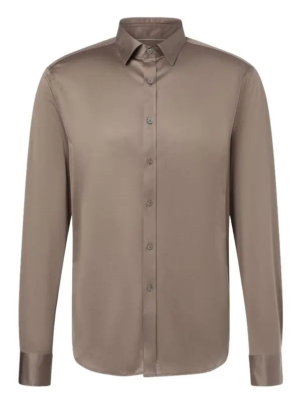 Canali Cotton Shirt - Brown