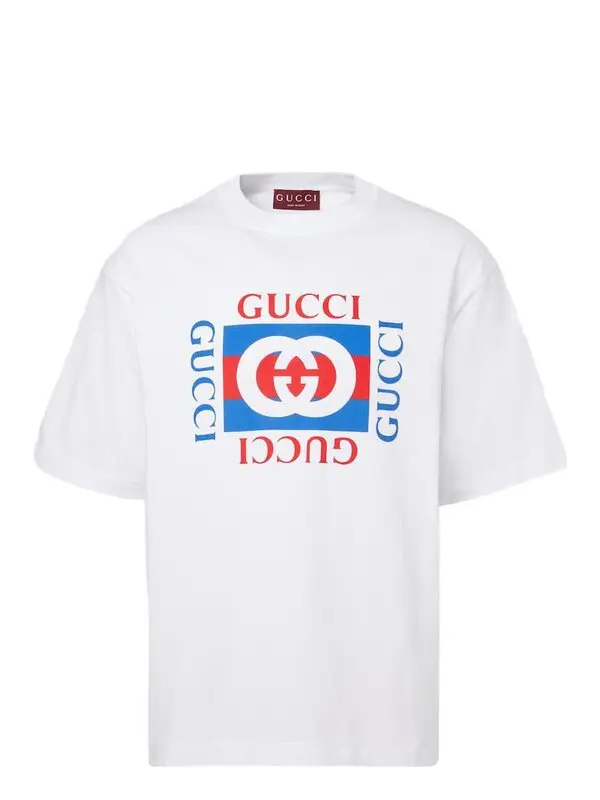 Gucci Interlocking G Cotton Jersey T-shirt - White