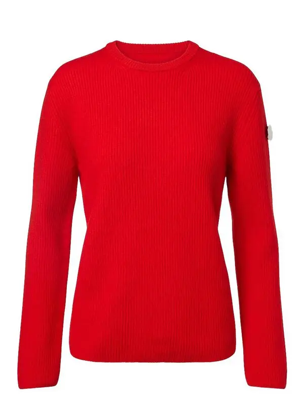 Moncler Jil Sander Virgin Wool Sweater - Red