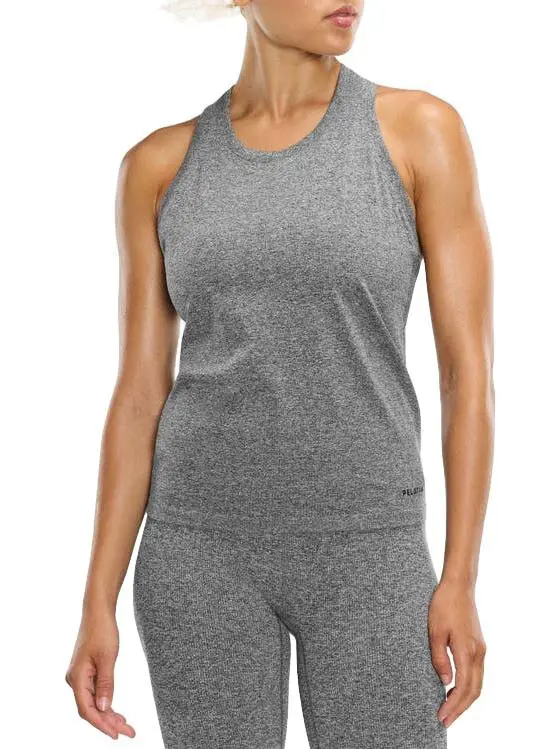 PELOTON Seamless Melange Tank - Black