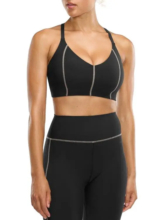 PELOTON Cadent V-neck Bra - Black