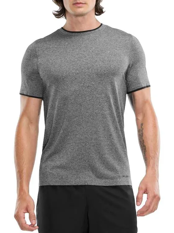 PELOTON Seamless Melange Tee - Black