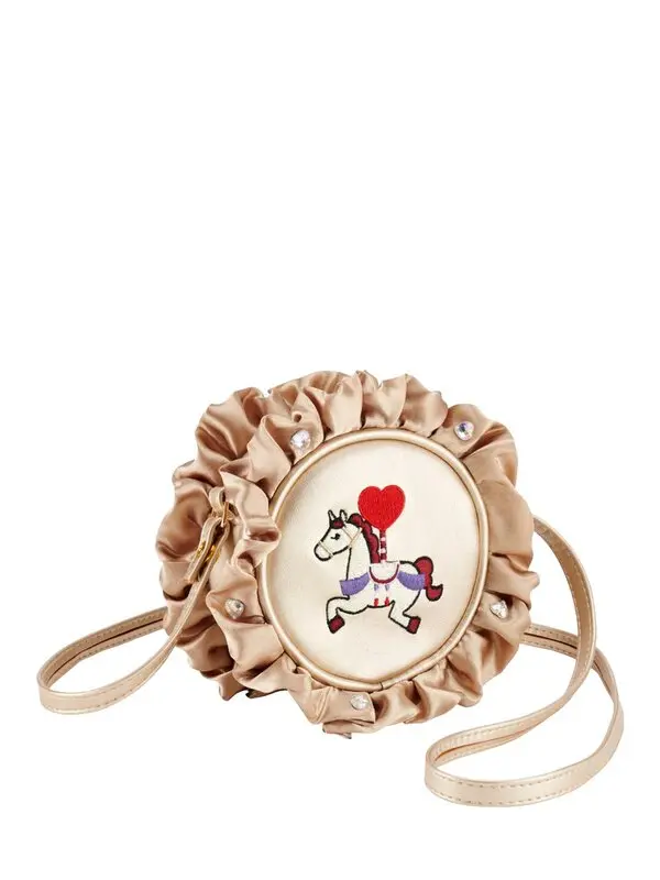STYCH Carousel Unicorn Ruffle Crossbody Bag - Pink