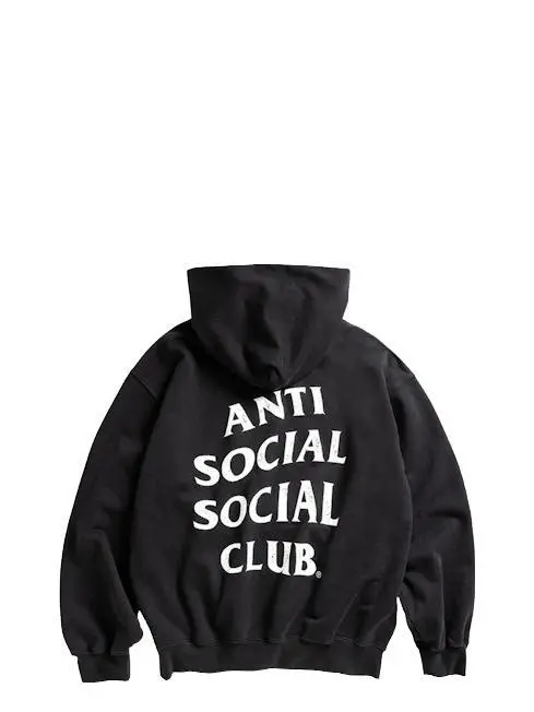 ANTI SOCIAL SOCIAL CLUB Weathered Hoodie - Black