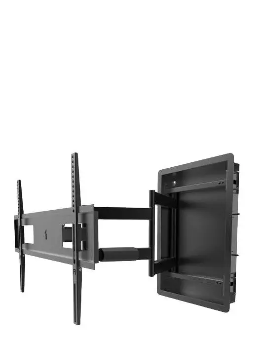 KANTO R500 Recessed Articulating Full-motion Tv Mount - Black