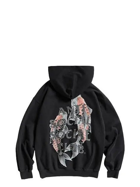 ANTI SOCIAL SOCIAL CLUB Studded Mind Games Hoodie - Black