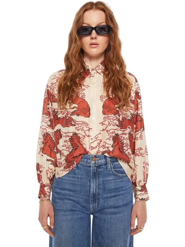 Alix Of Bohemia Emery Pegasus Print Shirt - Multi