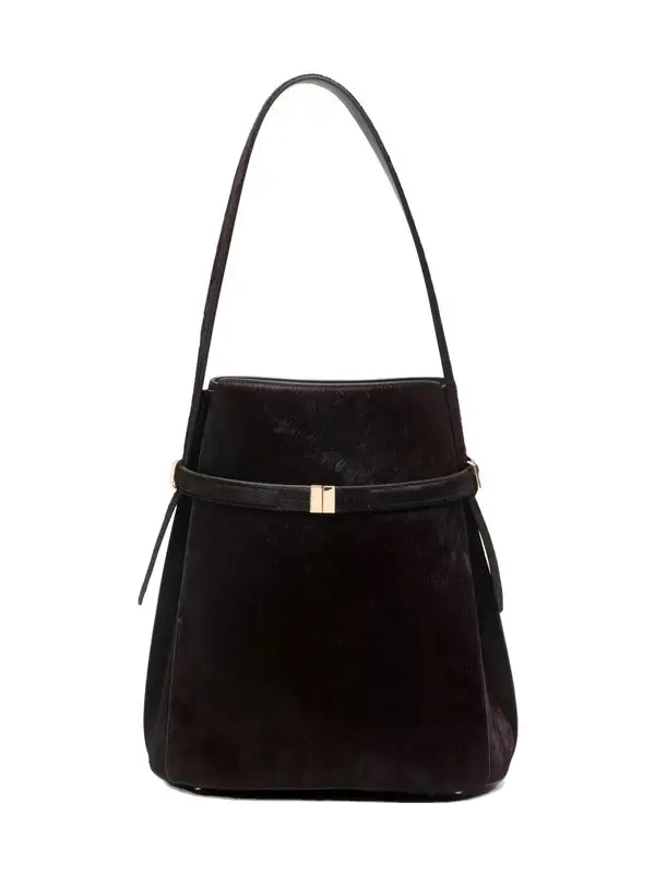 TOTEME Belted Bucket Bag - Red