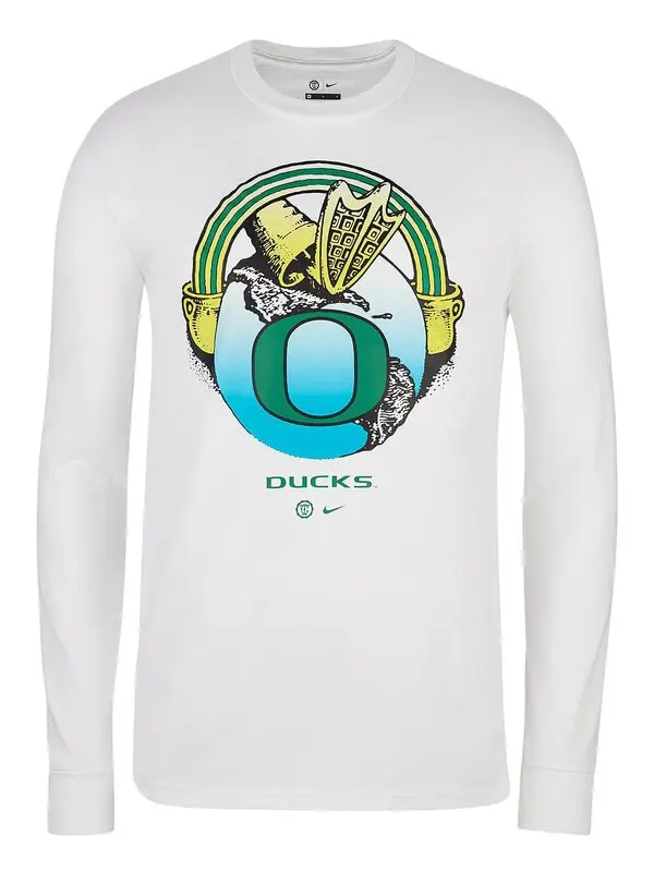 Nike X Class Trip X Grateful Dead X Oregon Duckin' To Eugene Long-sleeve T-shirt - White