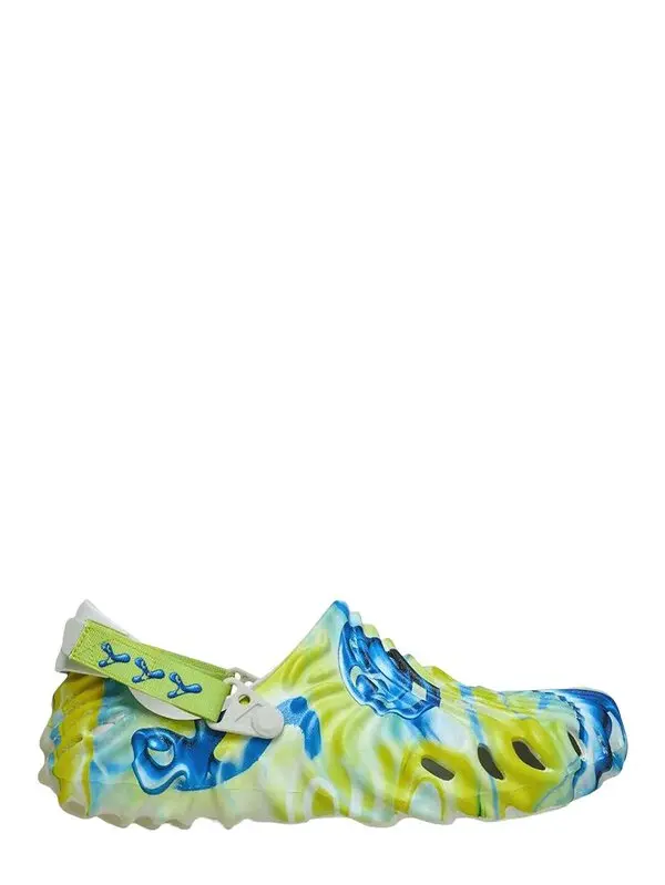 CROCS Salehe Bembury X Kenny Scharf X Pollex Clog 'art Friends Thumbs Up Good Job - Blue