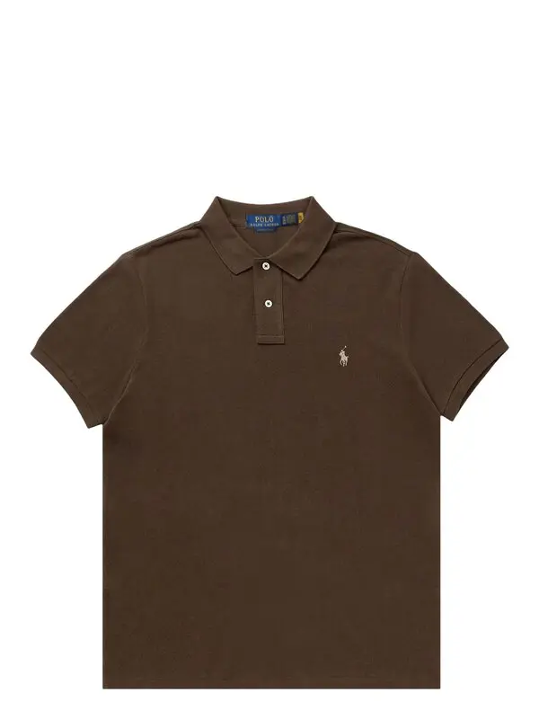 Polo Ralph Lauren Slim Fit Mesh Polo - Brown