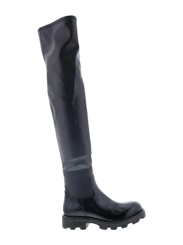 DIESEL D-hammer Thigh High Boots - Black