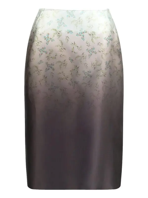 JIL SANDER Printed Skirt - Green