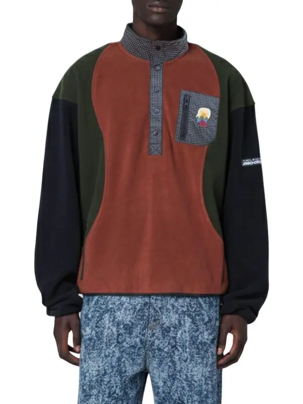 BRAIN DEAD Fleece Jacket - Navy