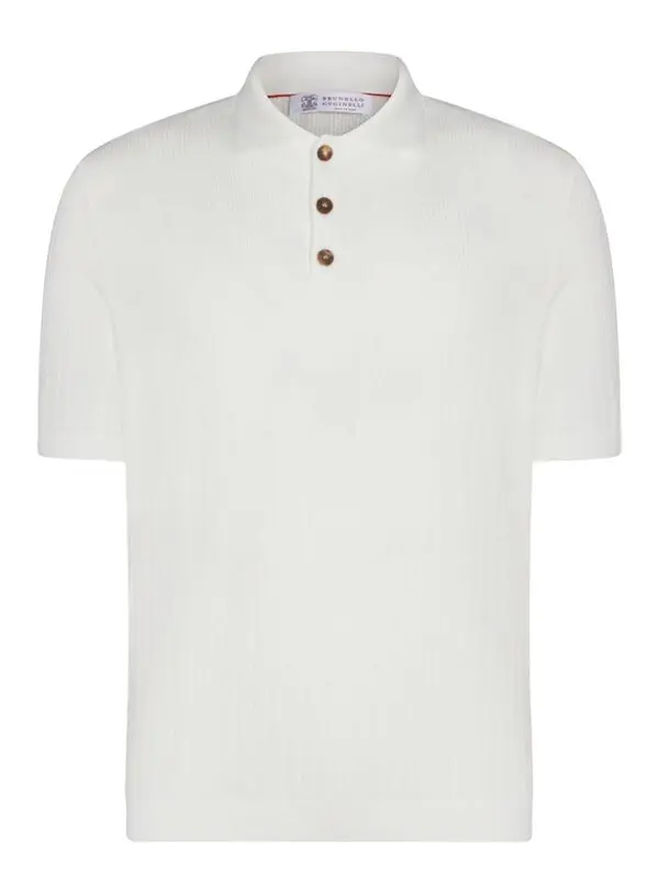 Brunello Cucinelli Polo Shirt - White