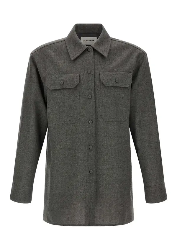 JIL SANDER Shirt - Grey