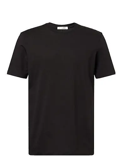 THE ROW Luke Short-sleeve Cotton T-shirt - Black