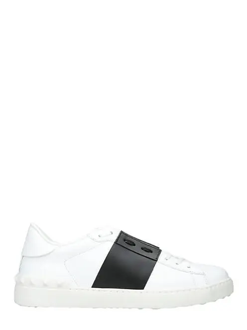 Valentino Garavani Leather Trainers - White/blk