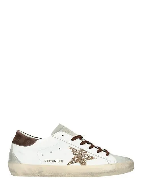 GOLDEN GOOSE Super-star Leather Trainers - White/comb