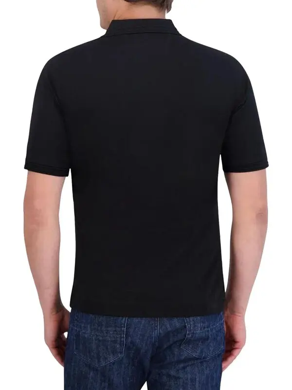 Robert Graham Apos;s The Player Knit Polo Shirt - Black