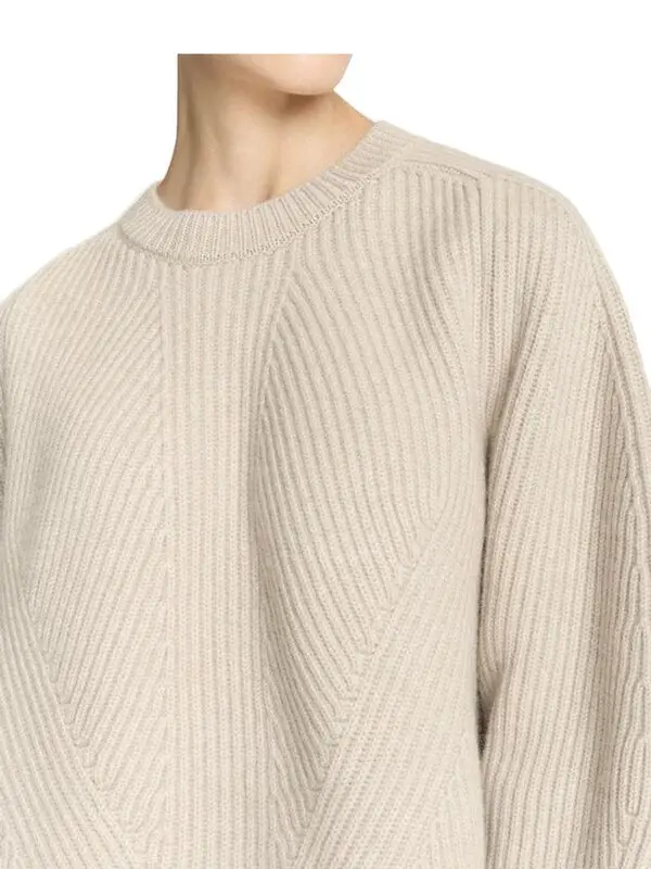 Malo Dafne Cashmere Crewneck Sweater - Dune