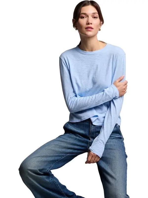 Velvet By Graham & Spencer Megan Tee - Denim
