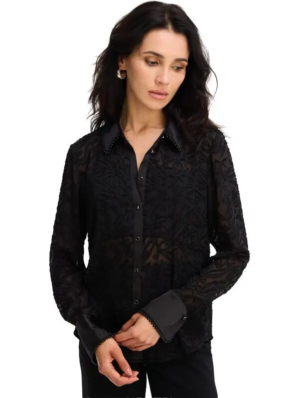 Allison Sade Button-down - Black
