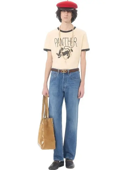 Valentino Garavani Denim Pants - Blue