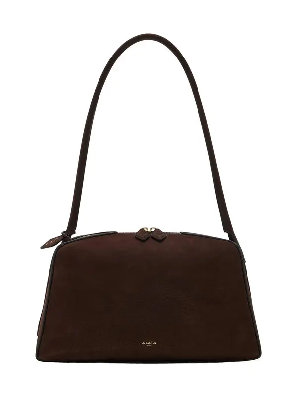 Alaïa Le Bulldog Medium Leather Bag - Brown