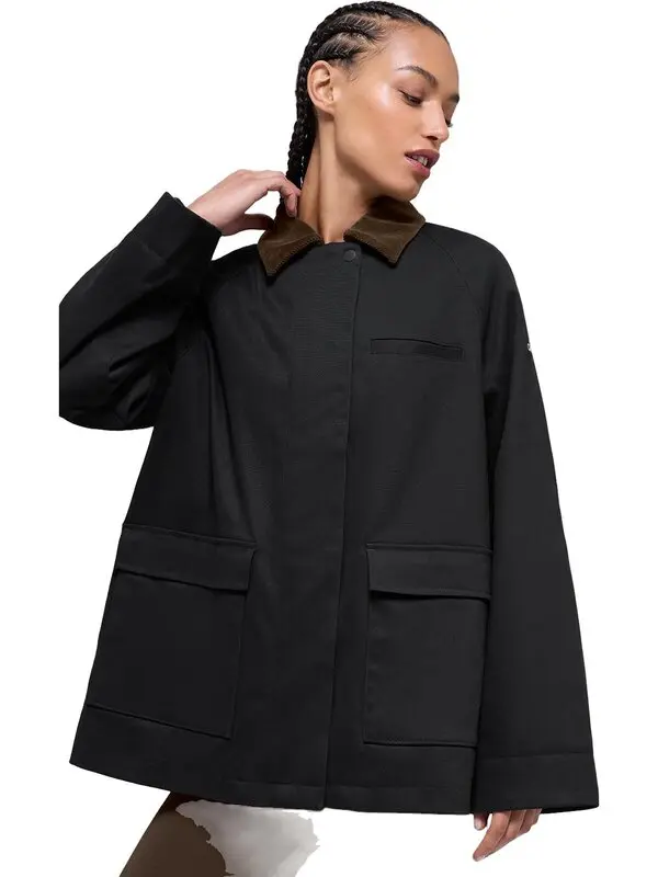 Alo Yoga Twill Barn Jacket - Black/espresso