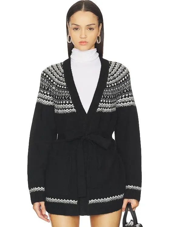 STITCHES & STRIPES Wilder Wrap Cardigan - Black Combo
