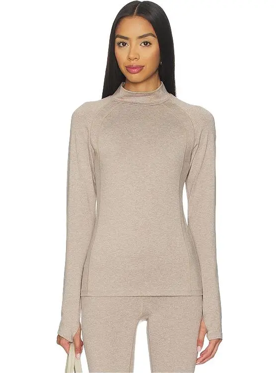 Varley Always Warm Baselayer Top - Taupe Marl