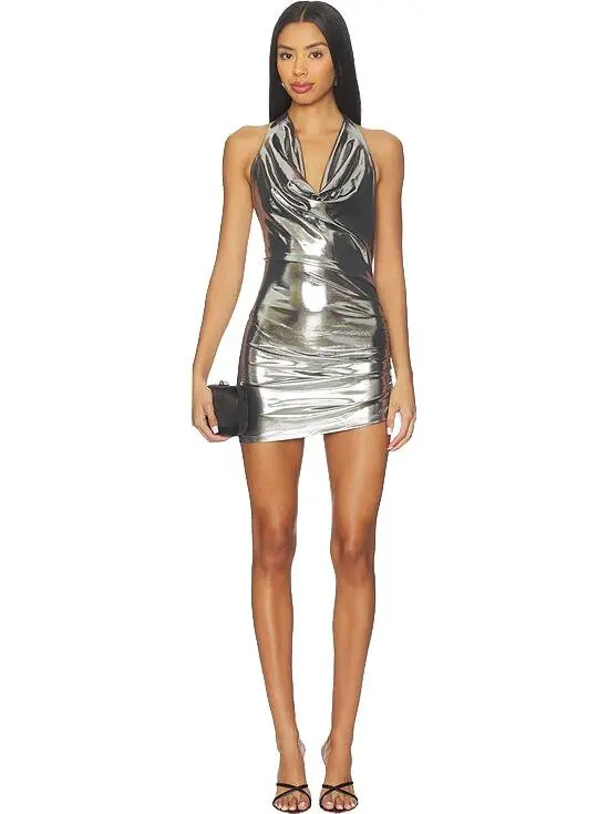 Superdown Vivienna Mini Dress - Silver