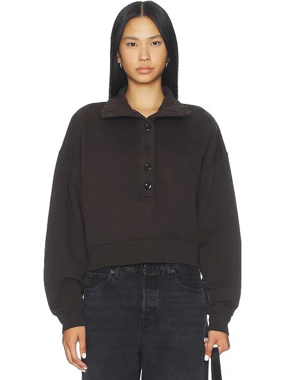 Citizens Of Humanity Mirelle Funnel Neck Pullover - Chocolate